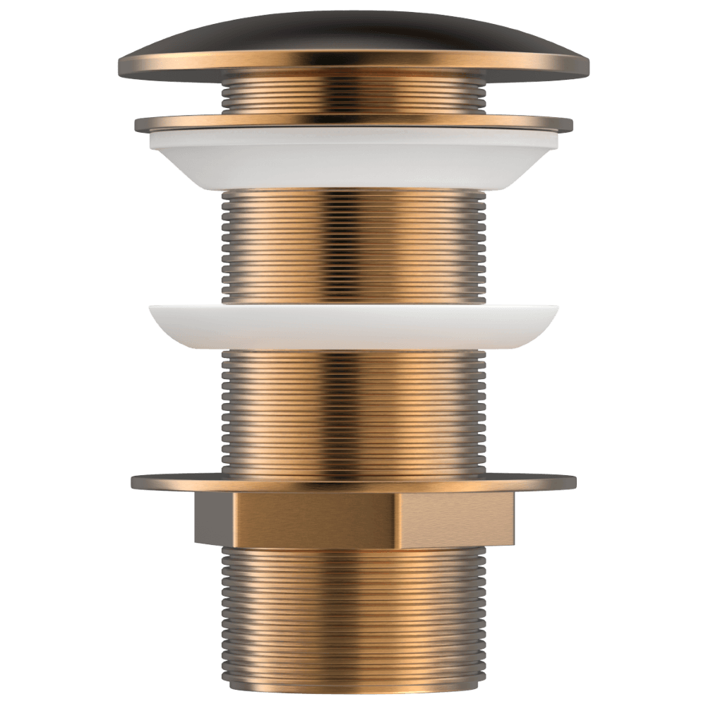 Duten bonde clapet clic-clac sans trop plein, cuivre brossé | Neilur